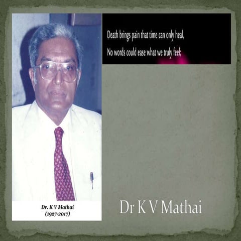 K v mathai ppt | PPT