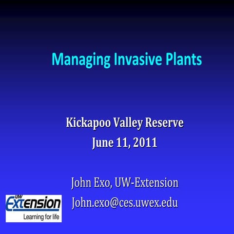 Invasive Plant Management | PDF