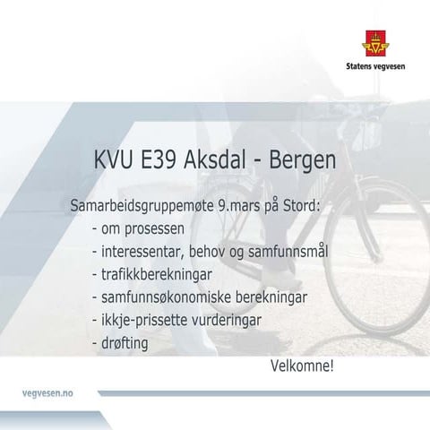 KVU E39 Aksdal Bergen | PDF