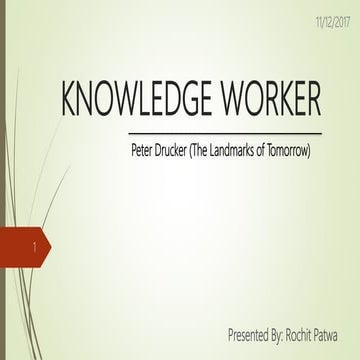 Lecture 3 - Managing knowledge workers.ppt