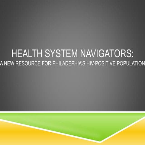 Health System Navigators Presentation | PPTX
