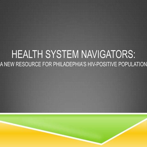 Health System Navigators Presentation | PPTX