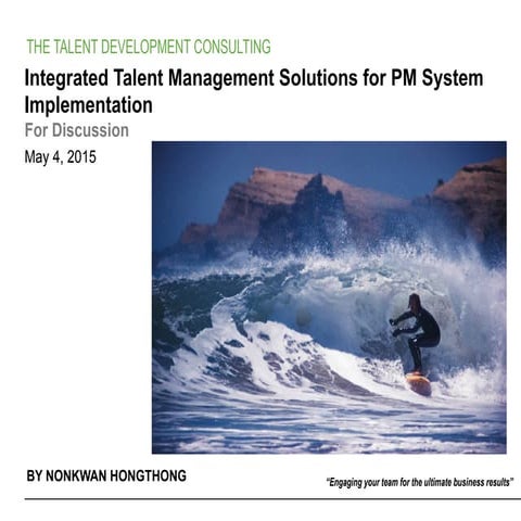 Integrated talent management solution for PM system implementation_v1.0 ...