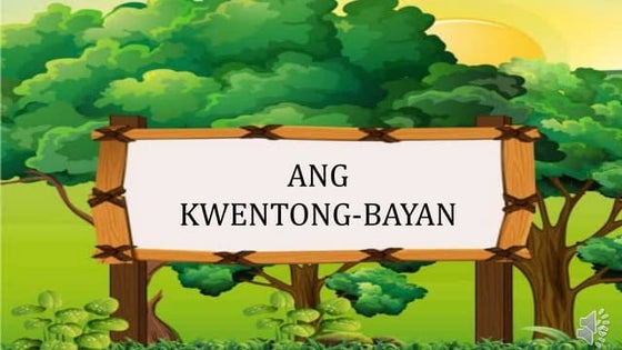 Kwentong bayan, uri at elemento ng kwentong bayan | PPTX