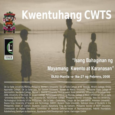 Kwentuhang CWTS Overview | PDF | College Education | Education