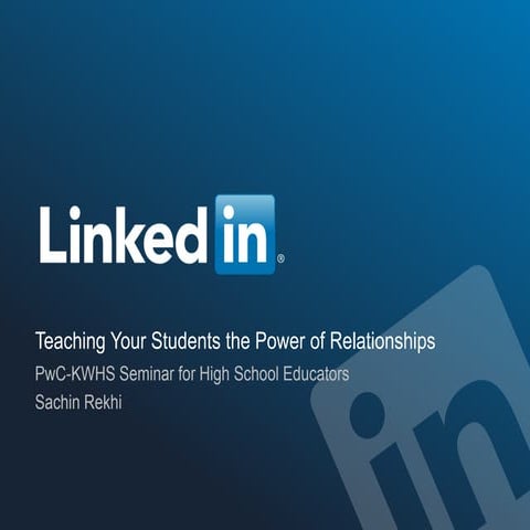 Teaching Students the Power of Relationships | PPTX