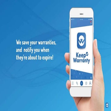 TDI Startup Insurtech Award - Keep Warranty insurance pitch | PPTX