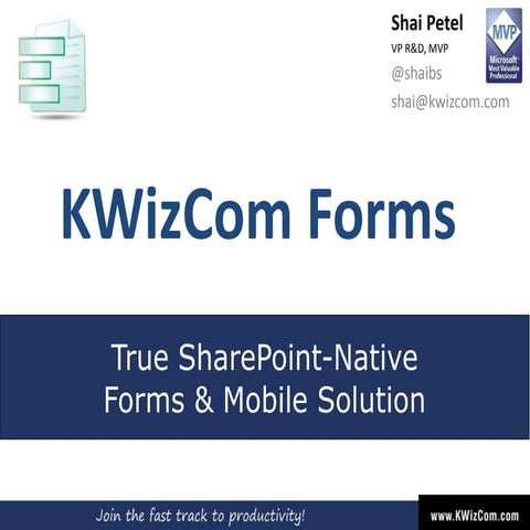 KWizCom Forms | PPTX