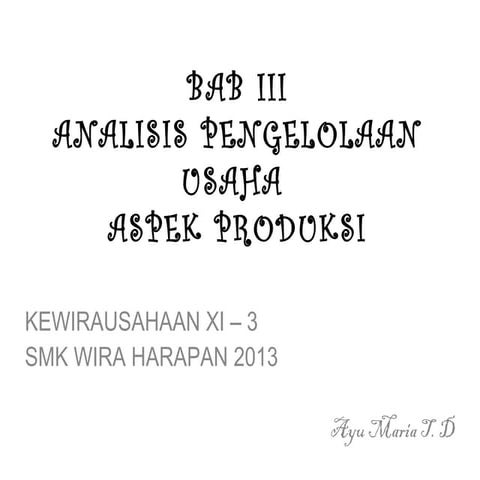Kwu 3 | PPT