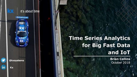 Big Data Streaming Analytics for Engineers | PPT