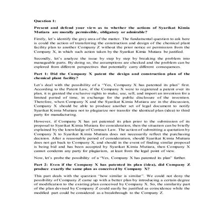 KXEX2165_Moral & Ethics_Assignment 1.1 | DOCX