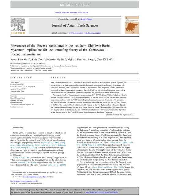 Kyaw Linn Oo Et Al Ajes 2015 Copy Pptx