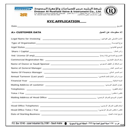Kyc form | PDF