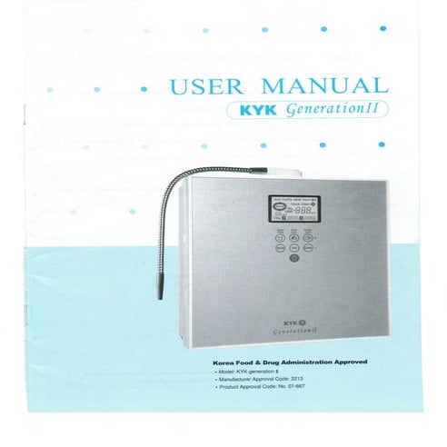 KYK G2 manual | PDF