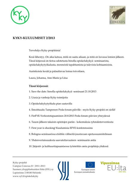 4 kaivola yopala-alustus kyky | PPT