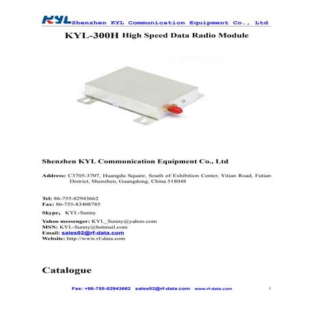 KYL 300H wireless module user manual | DOC | Computer Peripherals ...