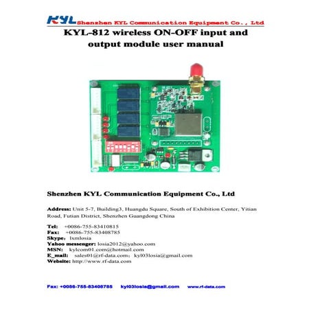 DTMF board Manual | PDF