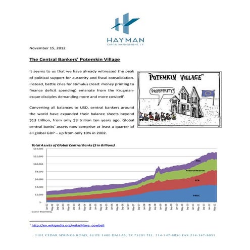 Kyle bass-hayman-investor-letter-2012-11 | PDF