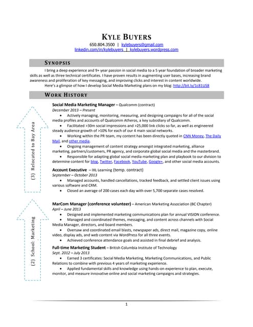 MGK-Resume-2015 Updated With Suggestions | PDF