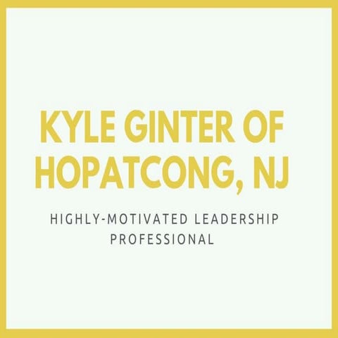 Kyle Ginter : Goal-Oriented Leadership | PPTX