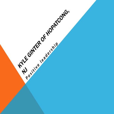 Kyle Ginter : Goal-Oriented Leadership | PPTX