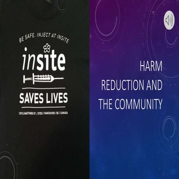 Harm Reduction Presentation 2014 | PPTX
