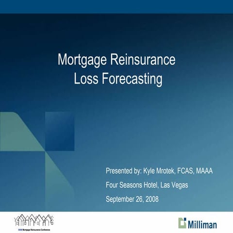 Mortgage Insurance Loss Forecasting | PPT