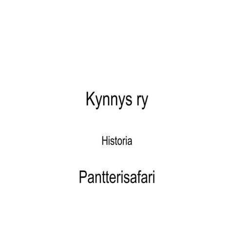 The history of The Threshold Association (Kynnys ry) | PPT