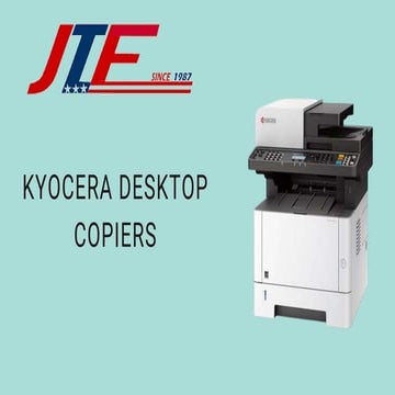 Kyocera Desktop Copiers-A Multifunction Printer | PPT