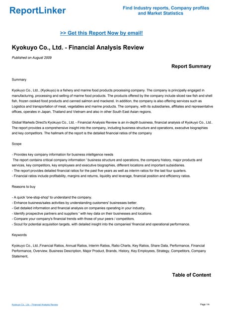 Big C Supercenter Public Company Limited - Financial Analysis Review | PDF