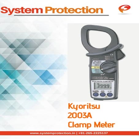 Kyoritsu 2046R Digital AC/DC Clamp Meter | PDF