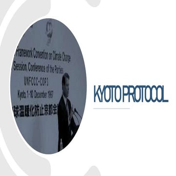 Kyoto protocol | PPTX