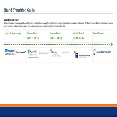 Solomon edwards brand transition guide | DOCX