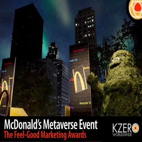 McDonald's Feel-Good Metaverse Marketing Awards Case Study | PDF
