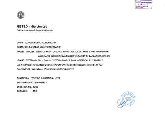 Auxillary Transformer GTP & Drawings for Substation | PDF