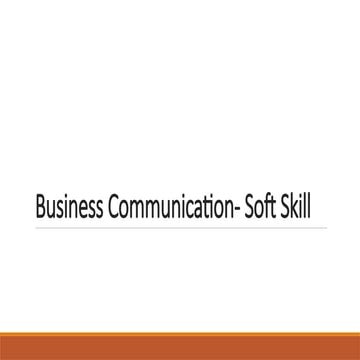 L- 1 Business Communication- Soft Skill.pptx