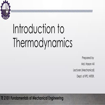 Thermodynamic Chapter 1 Fundamental Concepts | PPT