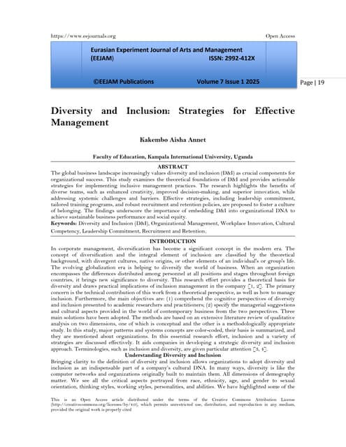 KPIs To Measure Diversity And Inclusion In The Workplace | PDF | Resume ...