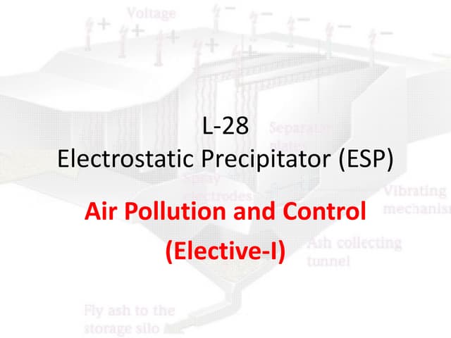 Electrostatic Precipitator Esp Working Function