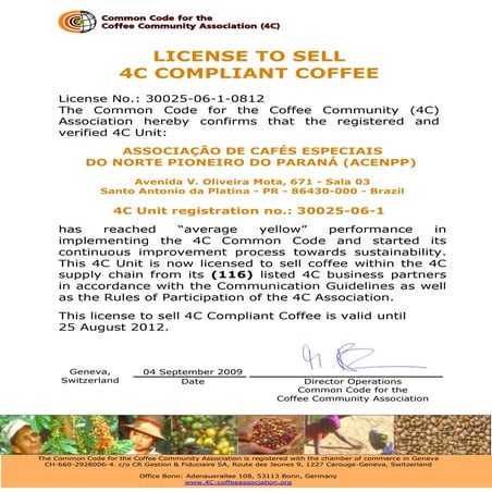 Certificado 4C | PDF