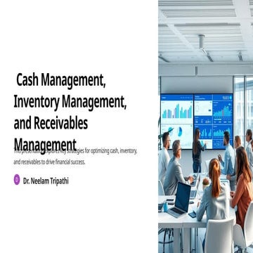 key strategies for optimizing cash, inventory and cash receivable for ...