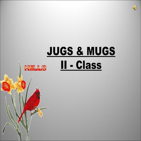 L 7 jugs & mugs | PPT