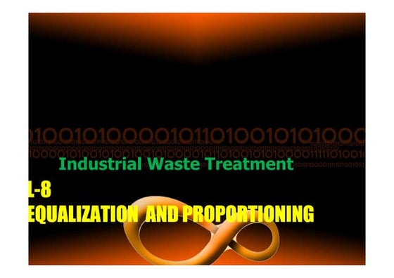 Unit operations; processes in waste water treatment | PPT