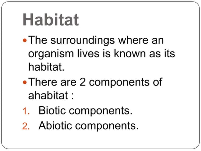 Living Things & The Environment | PPT