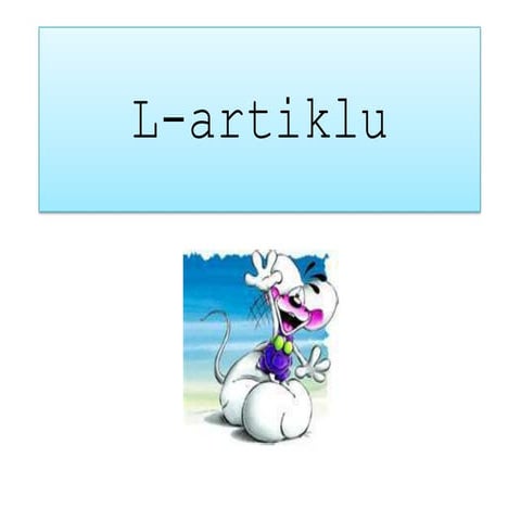 L artiklu | PPTX