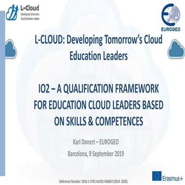 L Cloud: Developing Tomorrow’s Cloud Education Leaders - establishing a ...