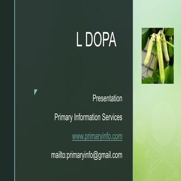 L dopa | PDF