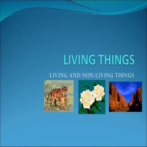 L I V I N G T H I N G S | PPT