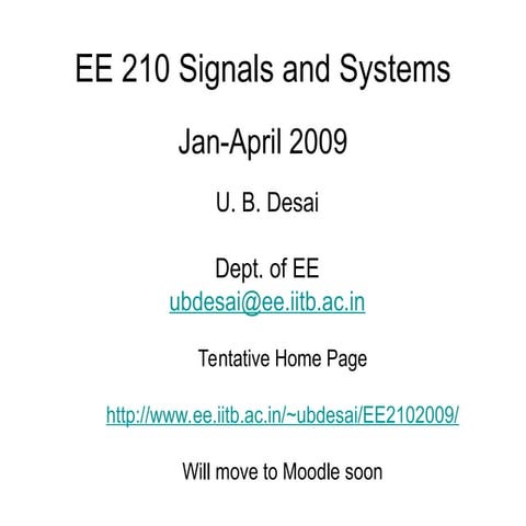 signals and systems basics to all engineering | PPT