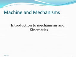 Basic mechanisms | PPT